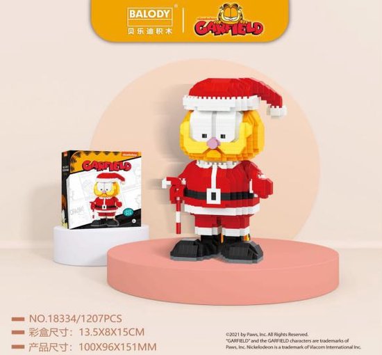 Balody garfield - Nanoblocks - Miniblocks - Bouwset / 3D puzzel - 1207 ...