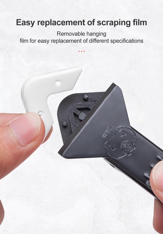 Temz® 5 in 1 Kit Schraper - Siliconenkit - Kit Schraper Set - Kitspatel ...