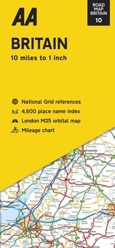 AA Road Map Britain | 9780749582890 | Boeken | bol.com