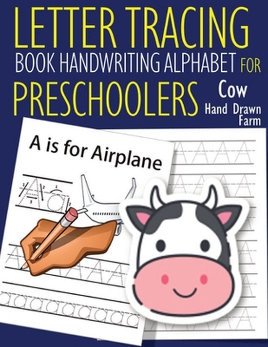 Letter Tracing Book Handwriting Alphabet for Preschoolers - Hand Drawn ...