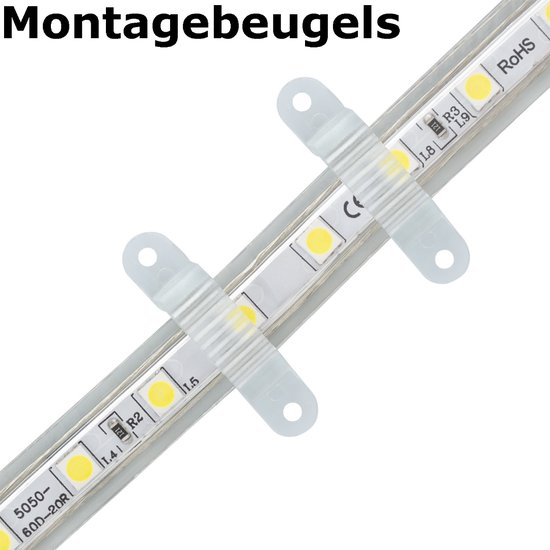 LED Strip Warm wit - 35 meter in een ROL - 220V - 5050 SMD - 60L/M ...