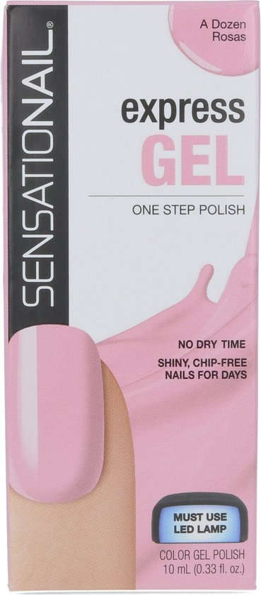 Sensationail Express Gel Nail Polish - A Dozen Roses | bol.com