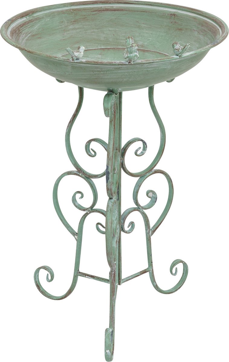 World of Decorations Vogelbadje - Ø48,6 cm - 75,8 cm hoog - ijzer ...