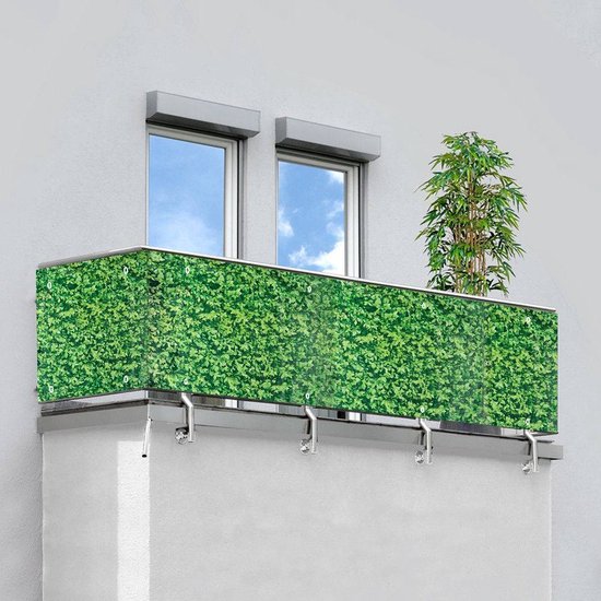 Toile de balcon en PVC Toile d'intimité Brise-vue de balcon Couleur ...