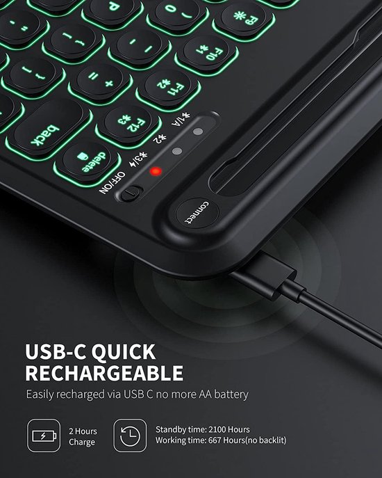 Jelly Comb | Multi - Device RGB Toetsenbord en Muis | Bluetooth ...
