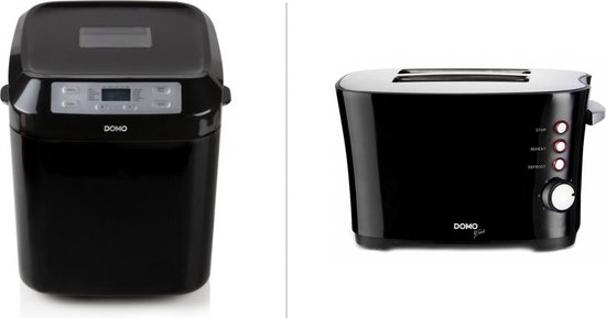 DOMO Broodbakoven (B3974) + DOMO Broodrooster/Toaster (DO941T) | bol.com
