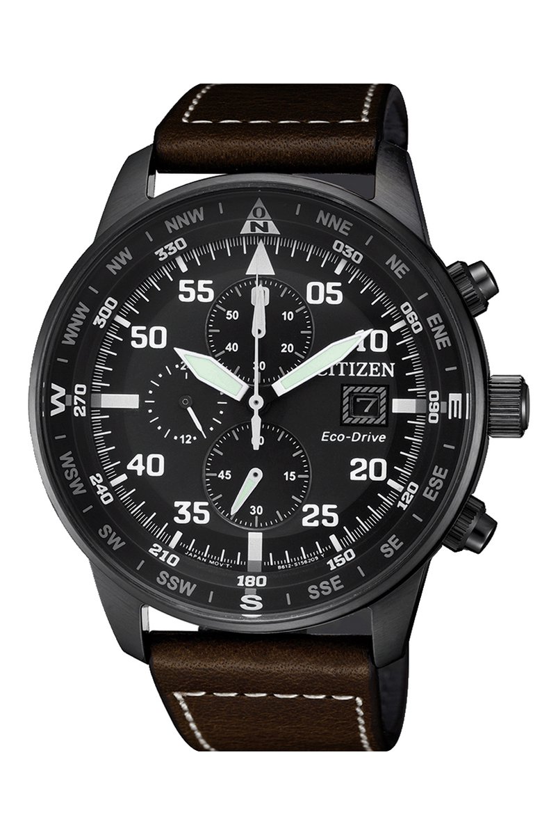 Citizen Horloge - Citizen heren horloge - Zwart - diameter 44 mm ...
