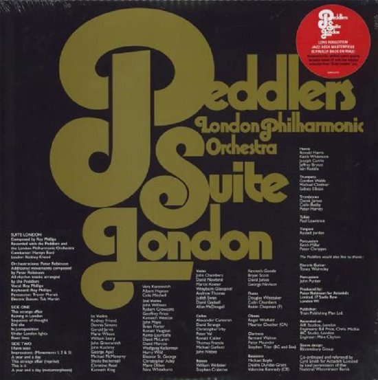 Peddlers - Suite London (LP), PEDDLERS | LP (album) | Muziek | bol.com