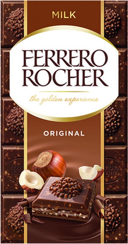 Ferrero Rocher | Tablet | Milk | 16x 90gr | bol