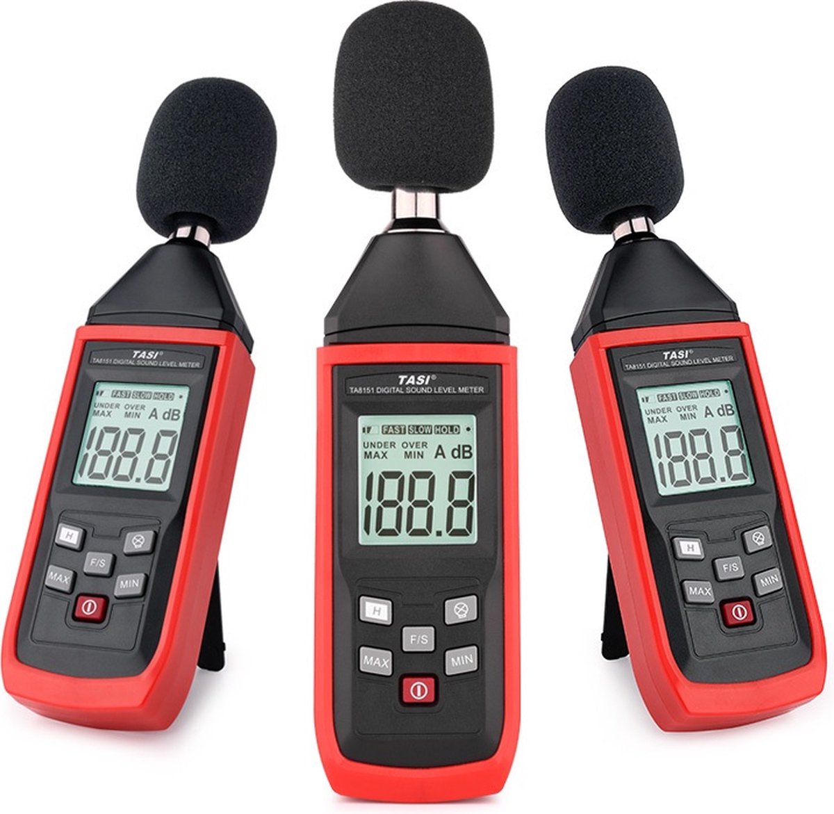 Decibelmeter - Geluidsmeter - Db meter - 30-130 Db - Batterij | bol.com