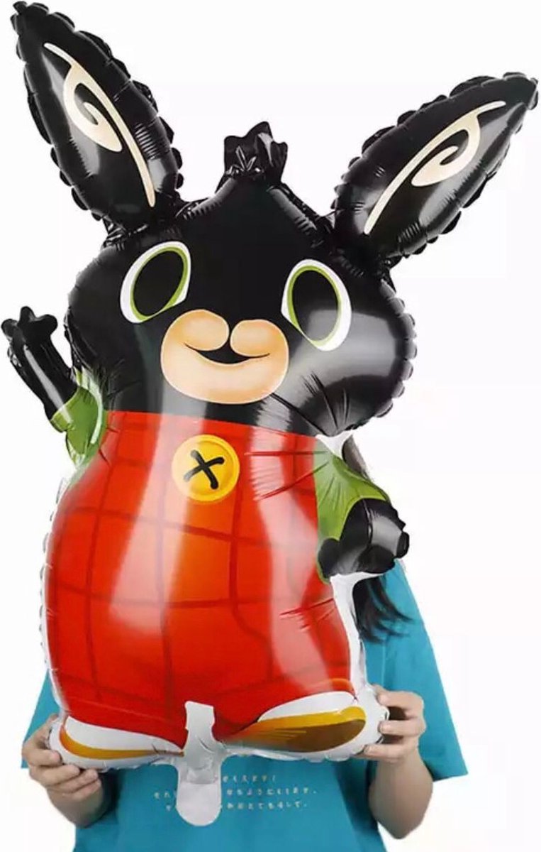 Bing folie ballon - XL Groot - 85 x 60 cm - Rode Konijn | bol