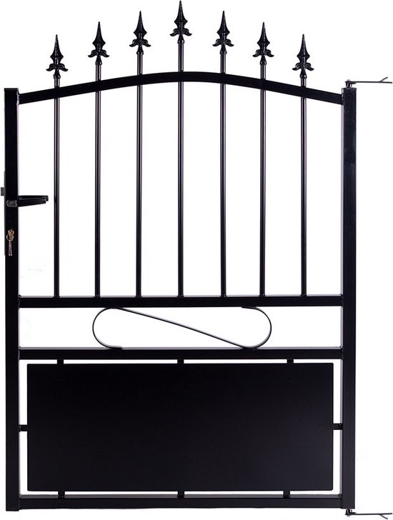 Poort ijzer zwart 1m Jais | bol.com