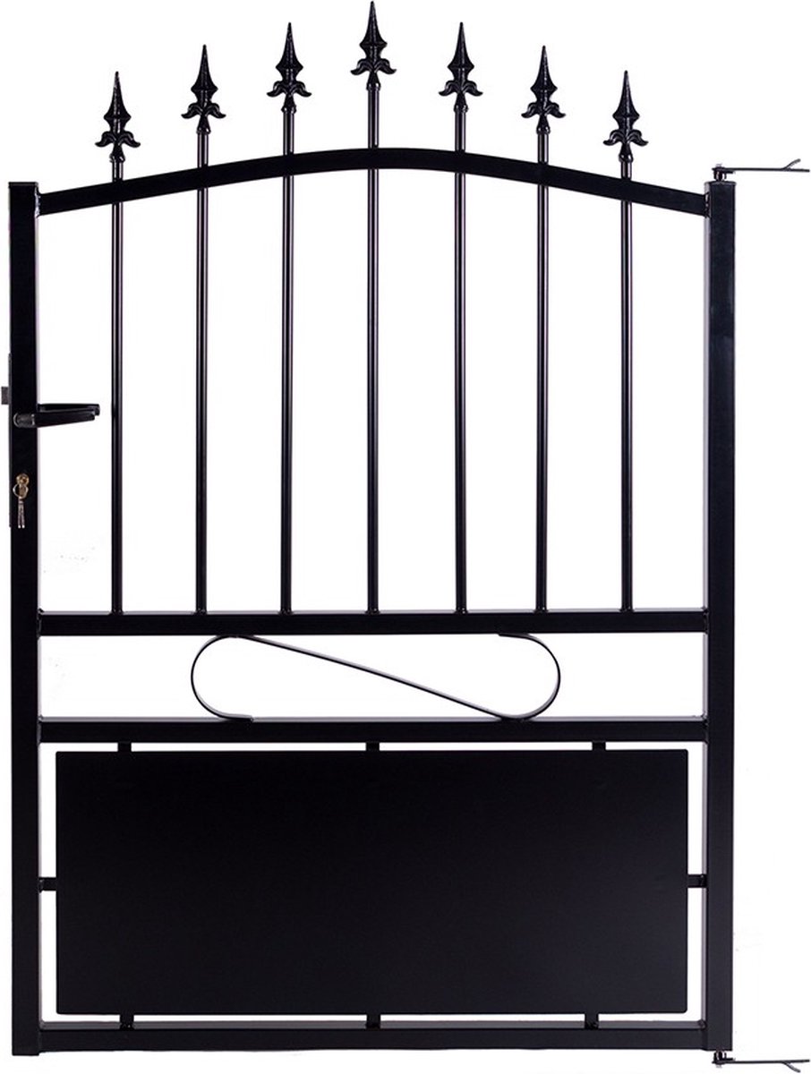 Poort ijzer zwart 1m Jais | bol.com
