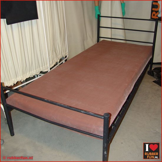 Rubber bedzeil - hospitaallinnen - bruin - 90x200 cm (BxL) | bol.com