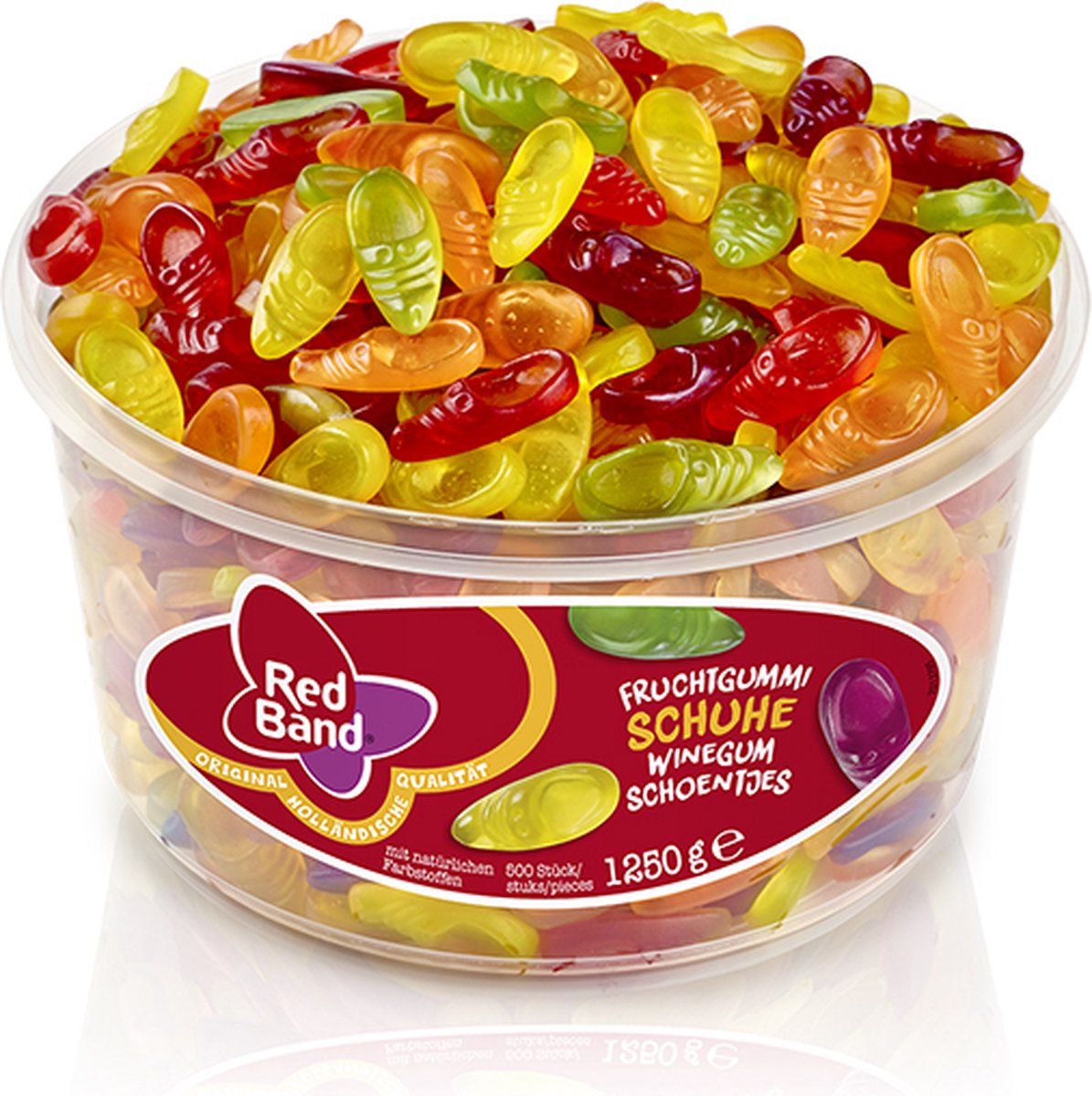 Red Band Winegum Schoenen 1 pot à 500 stuks - Zacht snoep - Winegums ...