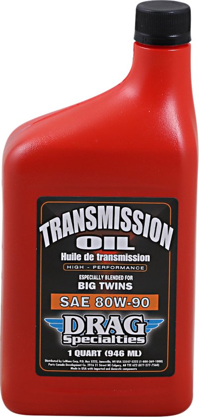 Drag Specialties Transmission Oil voor Big-Twins zoals Harley Davidson ...