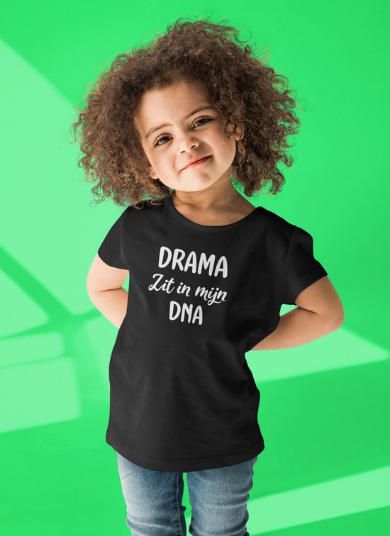 Meisjes shirt: Drama zit in mijn DNA. Voorjaar zomer shirt 146/152 | bol