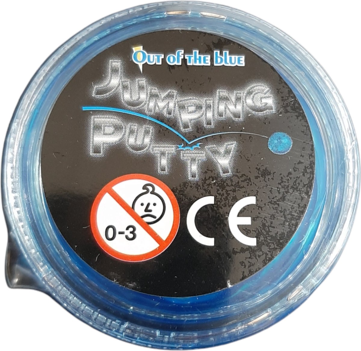 Jumping Putty - Out of the blue - Transparant - Stuiterbal - Slime ...