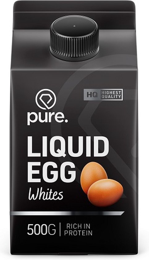 PURE Liquid Egg Whites - vloeibaar ei eiwitten - puur ei-eiwit ...