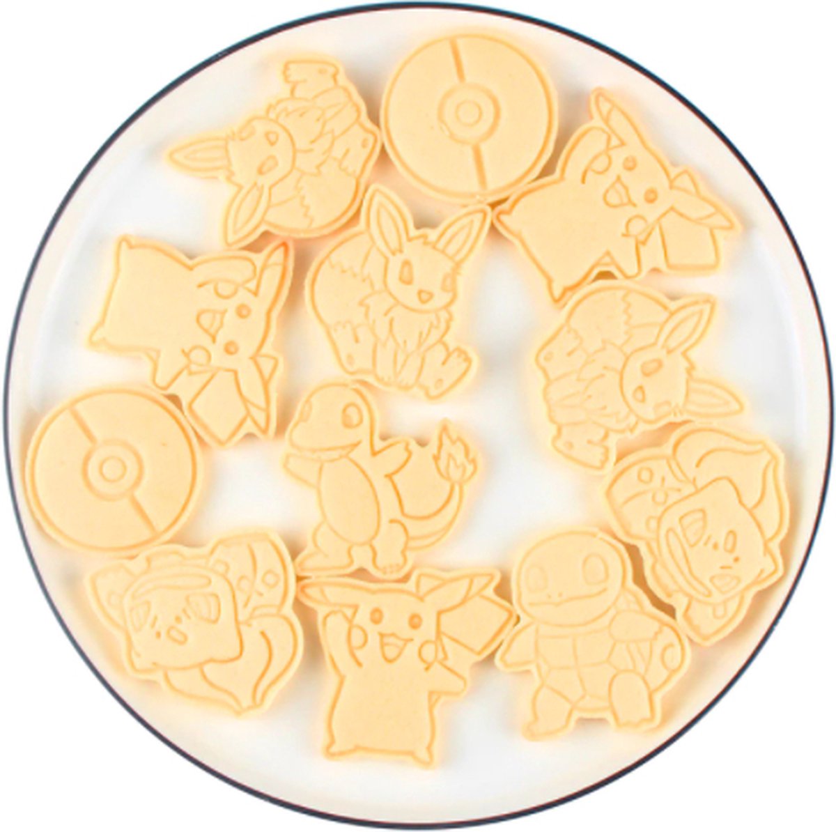 Pokémon bakvormen voor koekjes(6 stuks) | Bakken | bol.com