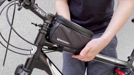 Telefoonhouder Fiets Waterdicht - Frametas Fiets - Fietstas Frame ...