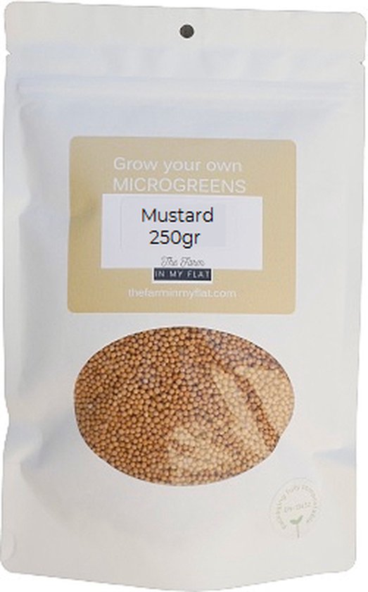 Mosterd Kiemzaden 250 g | Microgreen/Microgroenten zaden | Sinapsis ...