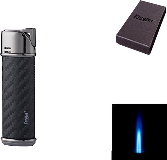 Eurojet Carbon Italian Gun Carbon Jet Vlam Aansteker met ...