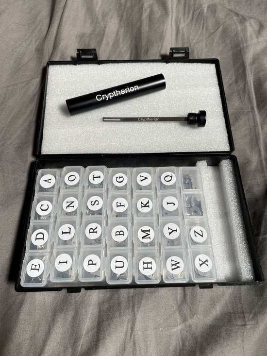Cryptherion seed Capsule zwart. Geschikt voor Bitcoin, Etherereum en ...