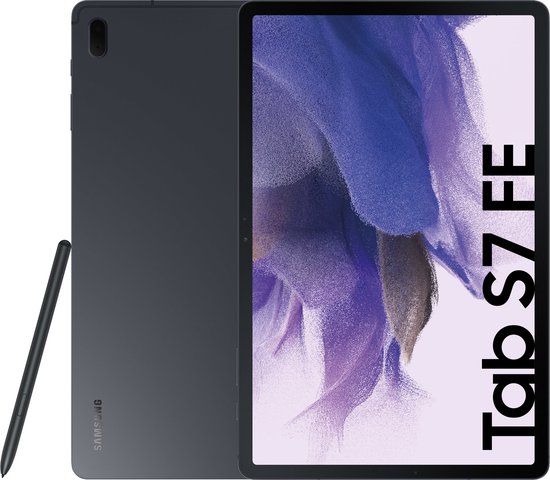 Samsung Galaxy Tab S7 FE 64 GB - Zwart | bol