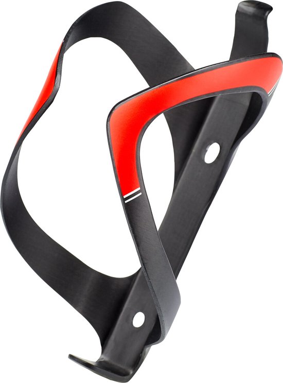 BBB FiberCage BBC-37 - Bidonhouder - Carbon - Zwart / Rood | bol.com