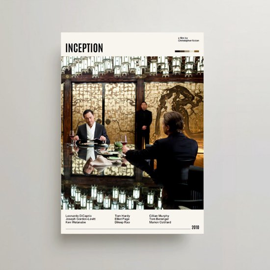 Inception Poster - Minimalist Filmposter A3 - Inception Movie Poster ...