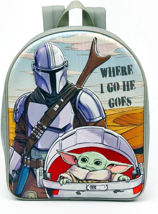 Star Wars The Mandalorian YODA 3D Rugzak Rugtas School Tas 3-6 Jaar | bol
