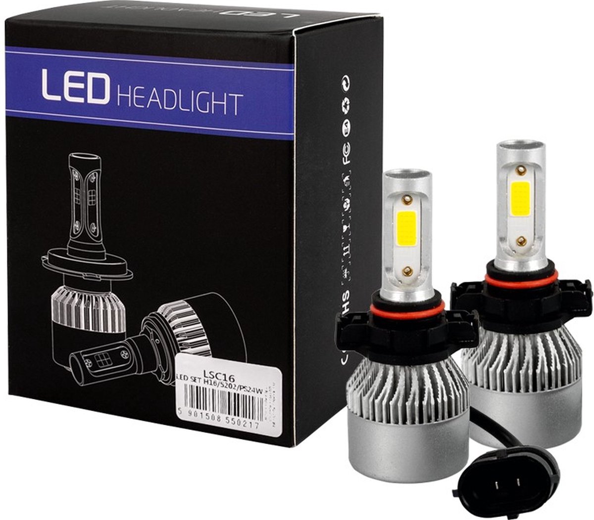 LED OMBOUW SET H16/5202/PS24W | bol.com