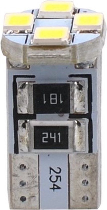 M-Tech LED W5W 12V - Premium - 4x Led diode - Canbus - Wit - Set | bol
