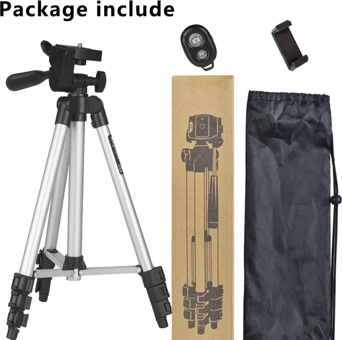 Statief – Telefoonhouder – Lichtgewicht – Slefie – Bluetooth – Telefoon ...