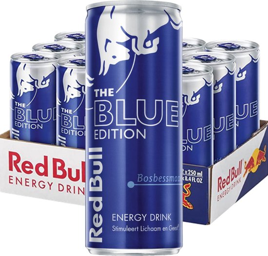 Red Bull | Blue Edition (Bosbes) - 12 x 250ml | bol
