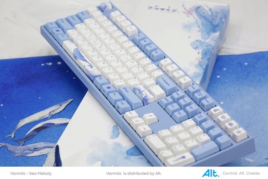 Varmilo VEA108 Sea Melody - Mechanical Keyboard - MX Brown Switches ...