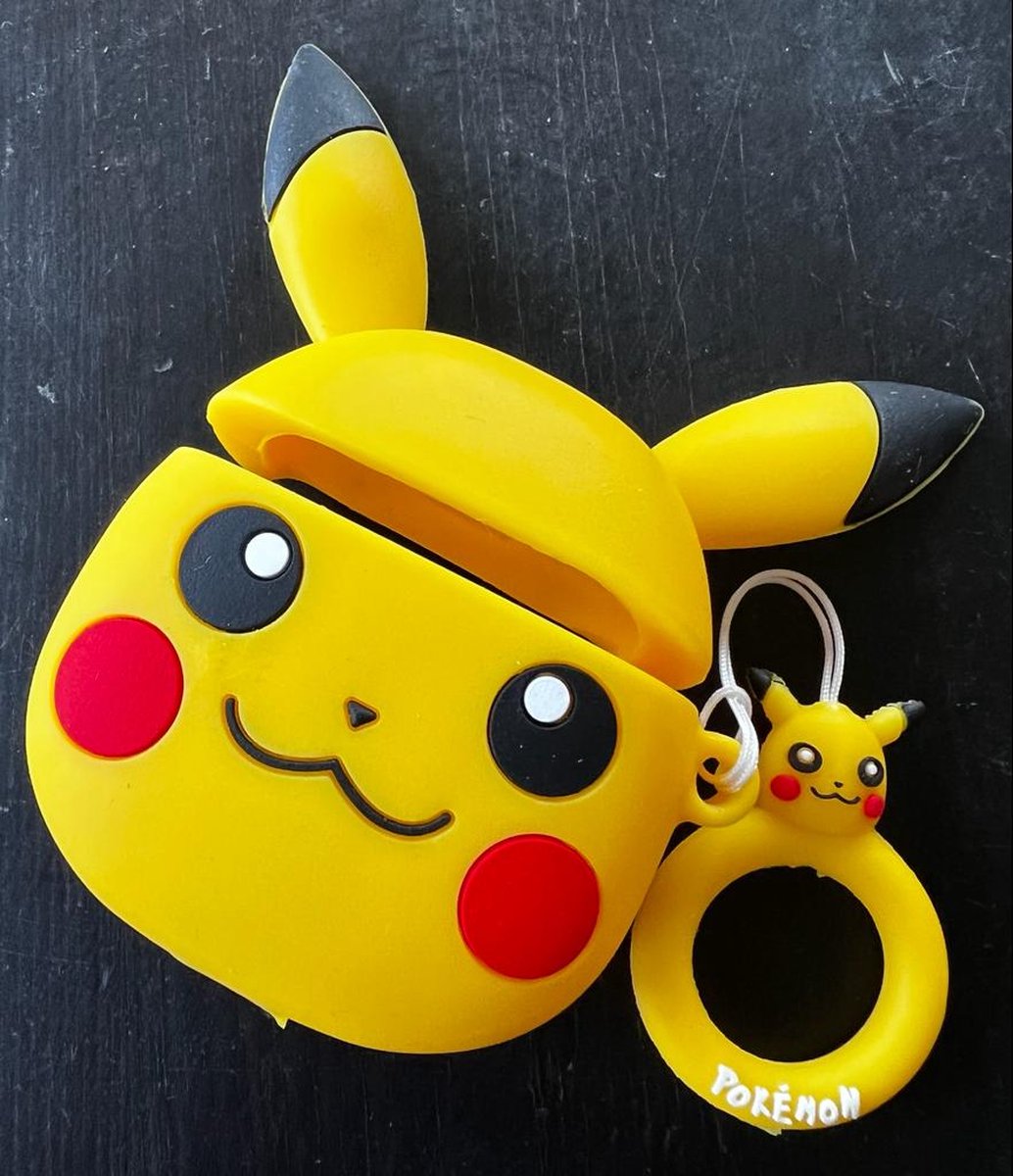 Pikachu-Pokemon-Airpod 1/2-Hoesje-Case-Bescherming-Leuk-Grappig | bol.com