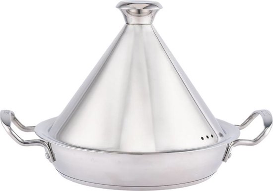 Teffo - Tajine Inox / Roestvrij Staal KD20 Inductie - Voor meerdere ...