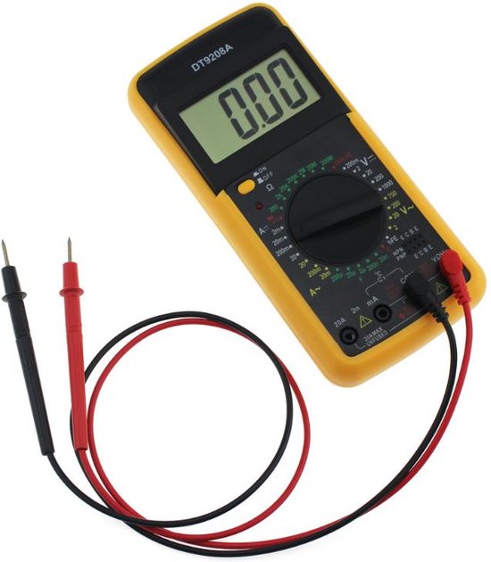 Professionele Digitale Multimeter Inclusief Stroomkabels en Batterij ...