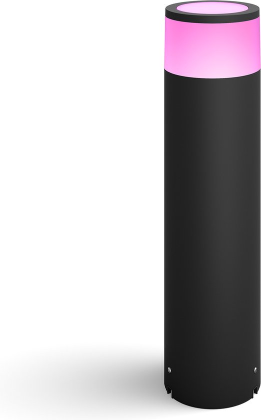 Philips Hue Calla sokkellamp - wit en gekleurd licht - zwart - hoog ...