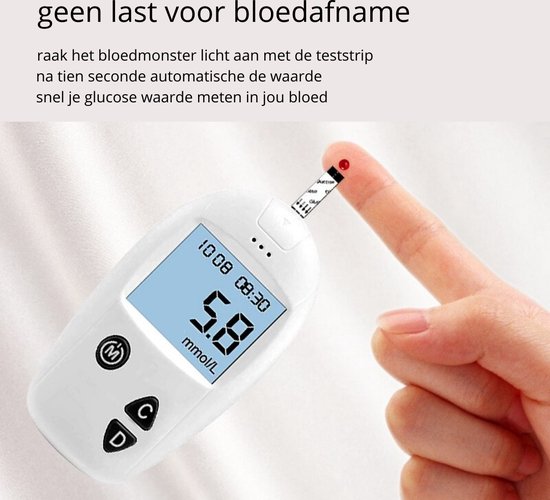 PiProducts Glucosemeter - Bloedsuikermeter - Suikerspiegelmeter ...