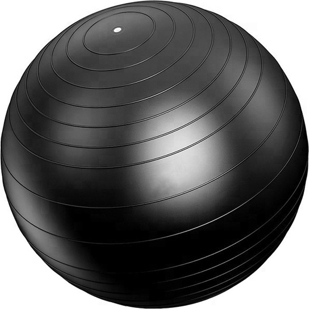 ForzaFit Fitnessbal - Gymball - 65 cm - Incl. pomp - Zwart | bol.com