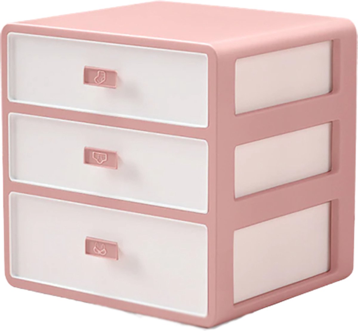 Opbergbox Met 3 Lades - Opbergdoos - Mini Kastje - Kledingkast ...