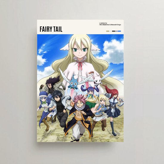 Anime Poster - Fairy Tail Poster - Minimalist Poster A3 - Fairy Tail ...