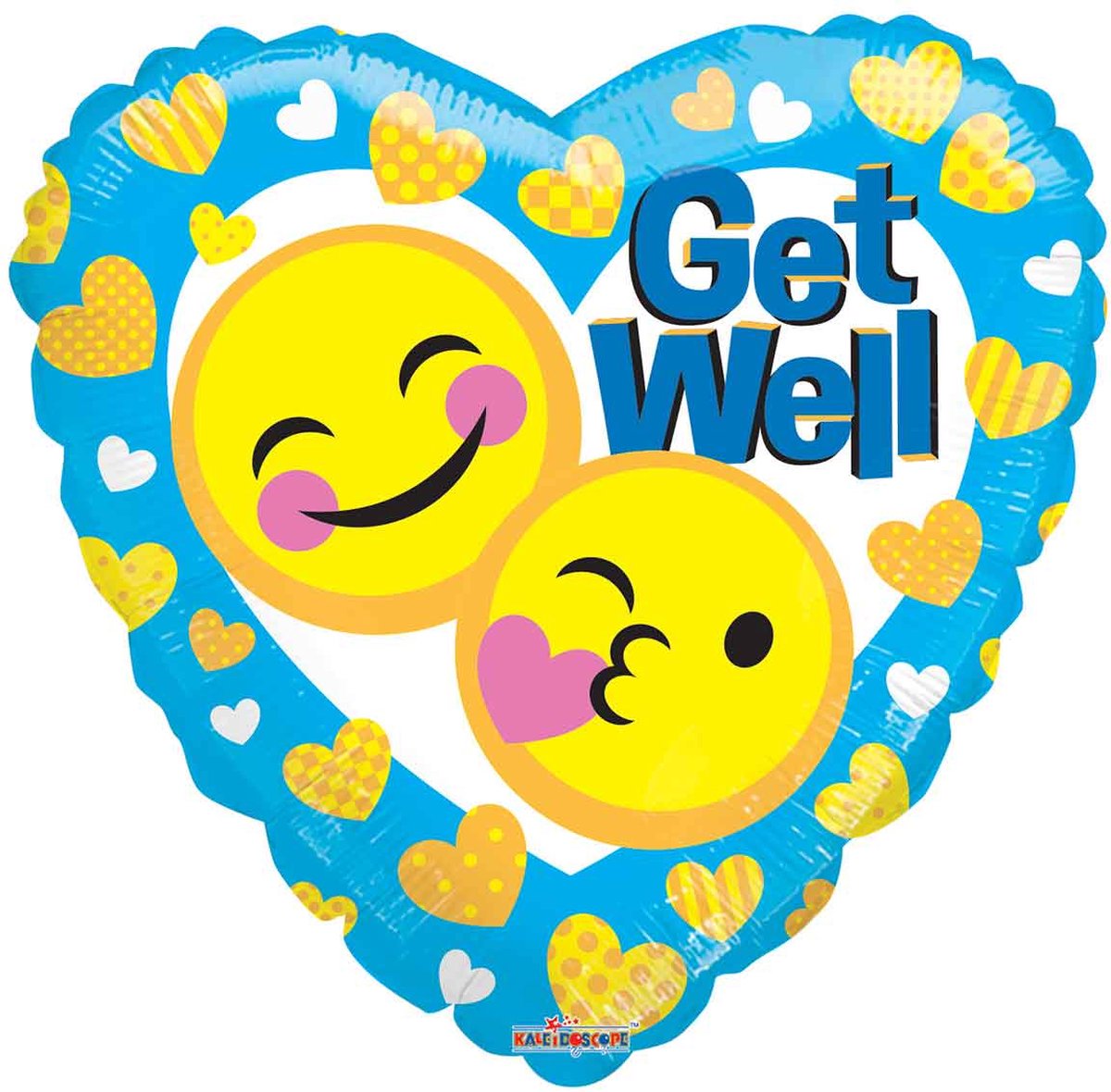 Ballon d'hélium Get well Get well Smileys - Rempli d'hélium | Boumbie ...