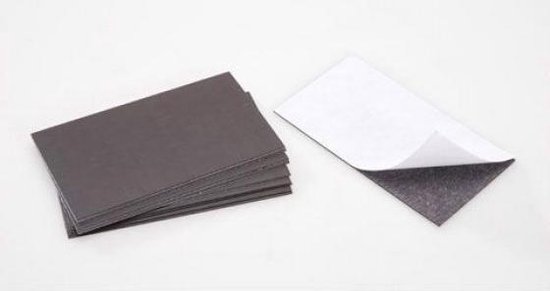 Magnet card sticky back 2x3,5" x10 | bol.com
