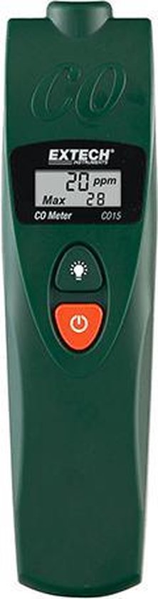 Extech CO15 - CO meter - koolmonoxide | bol