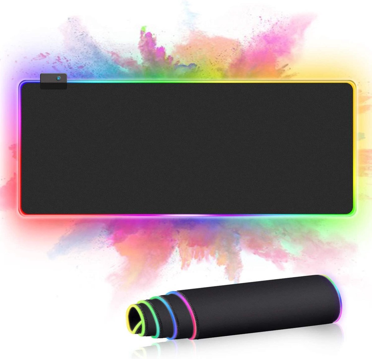 Gaming Muismat | LED Verlichting | RGB | Extra Groot | 80 x 30 CM ...