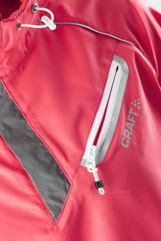 CRAFT Brilliant Running Lady Windbreaker SS Pink | bol